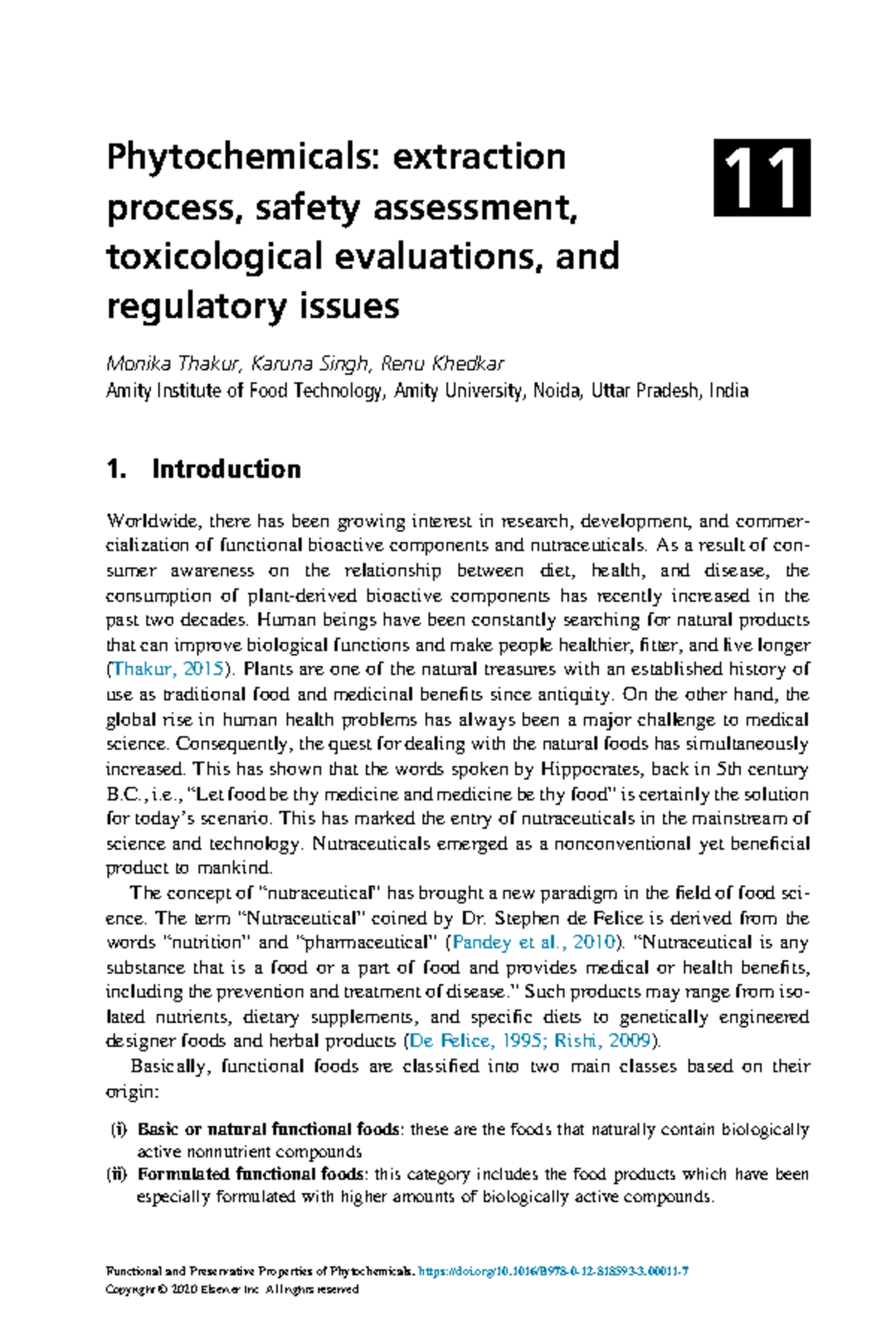 Extraction Methods Phytochemicals Extraction Process Safety