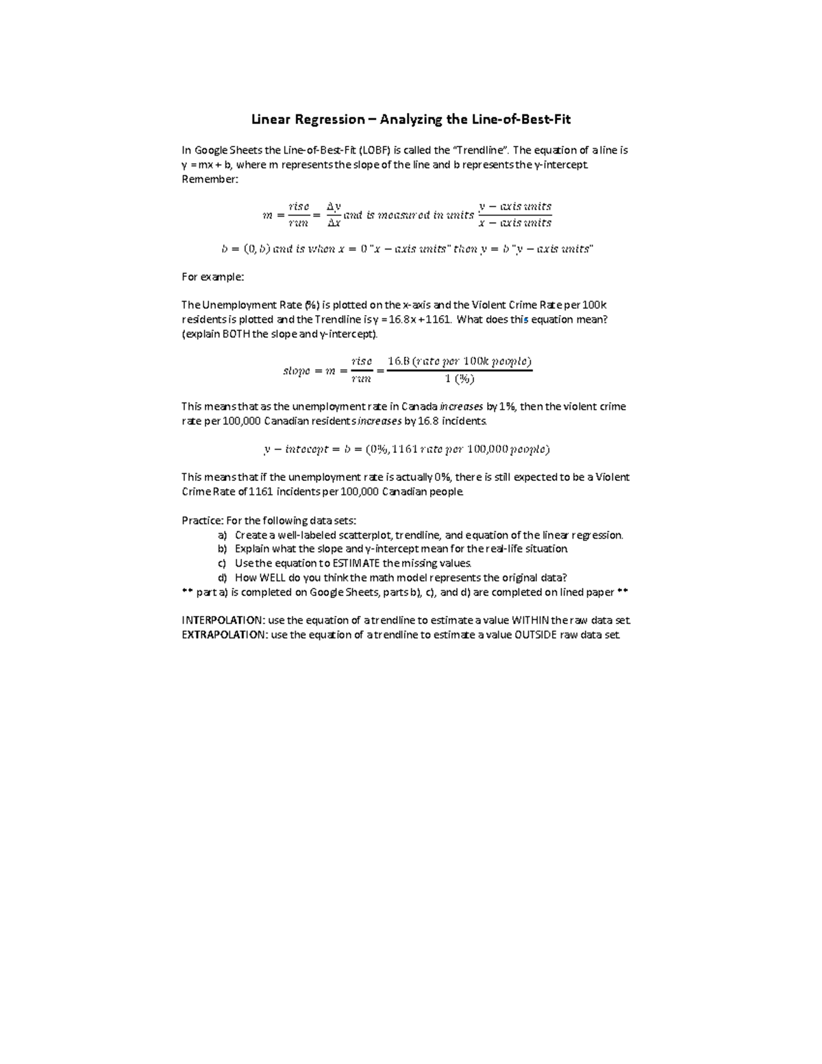 Data management linear regression - Linear Regression – Analyzing the ...