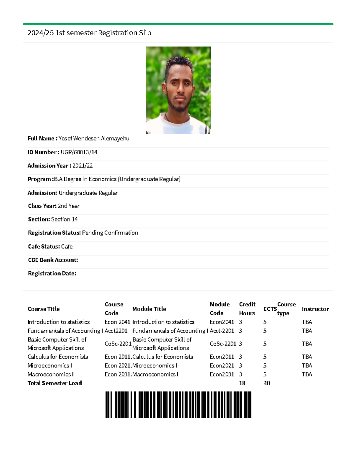 Wolaita Sodo University - Course Title Course Code Module Title Module ...