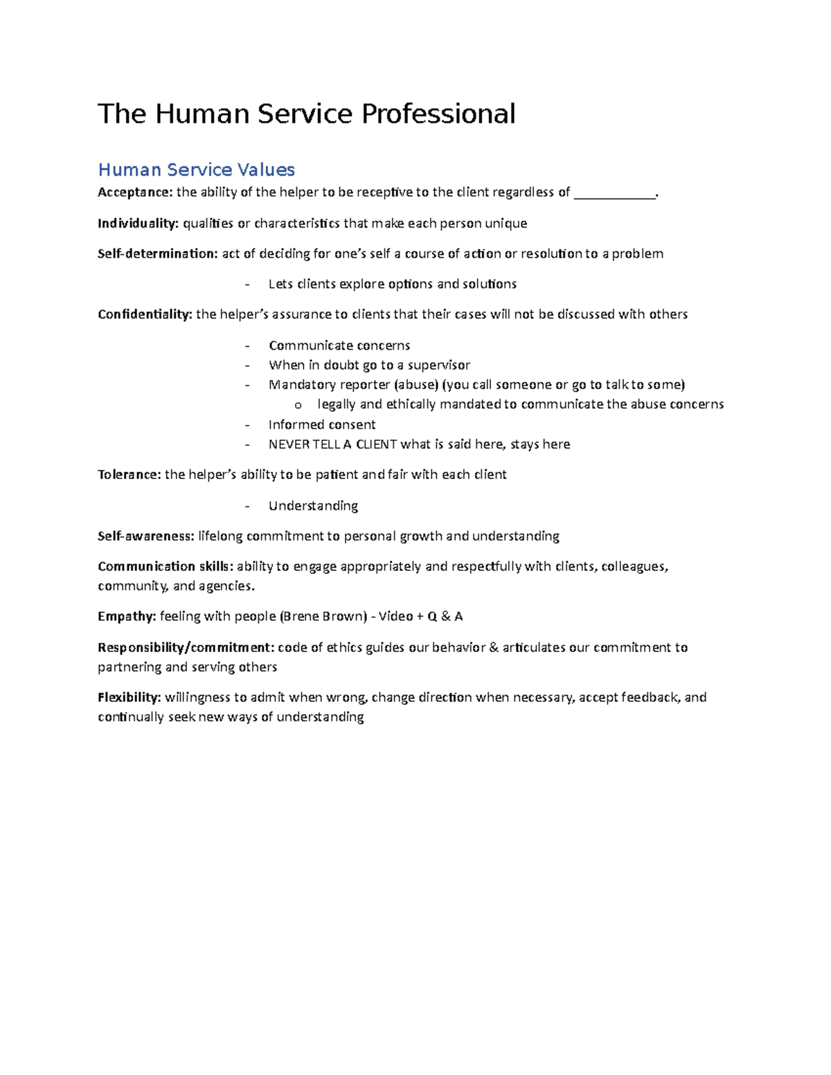 Chapter 2- The Human Service Professional - The Human Service ...