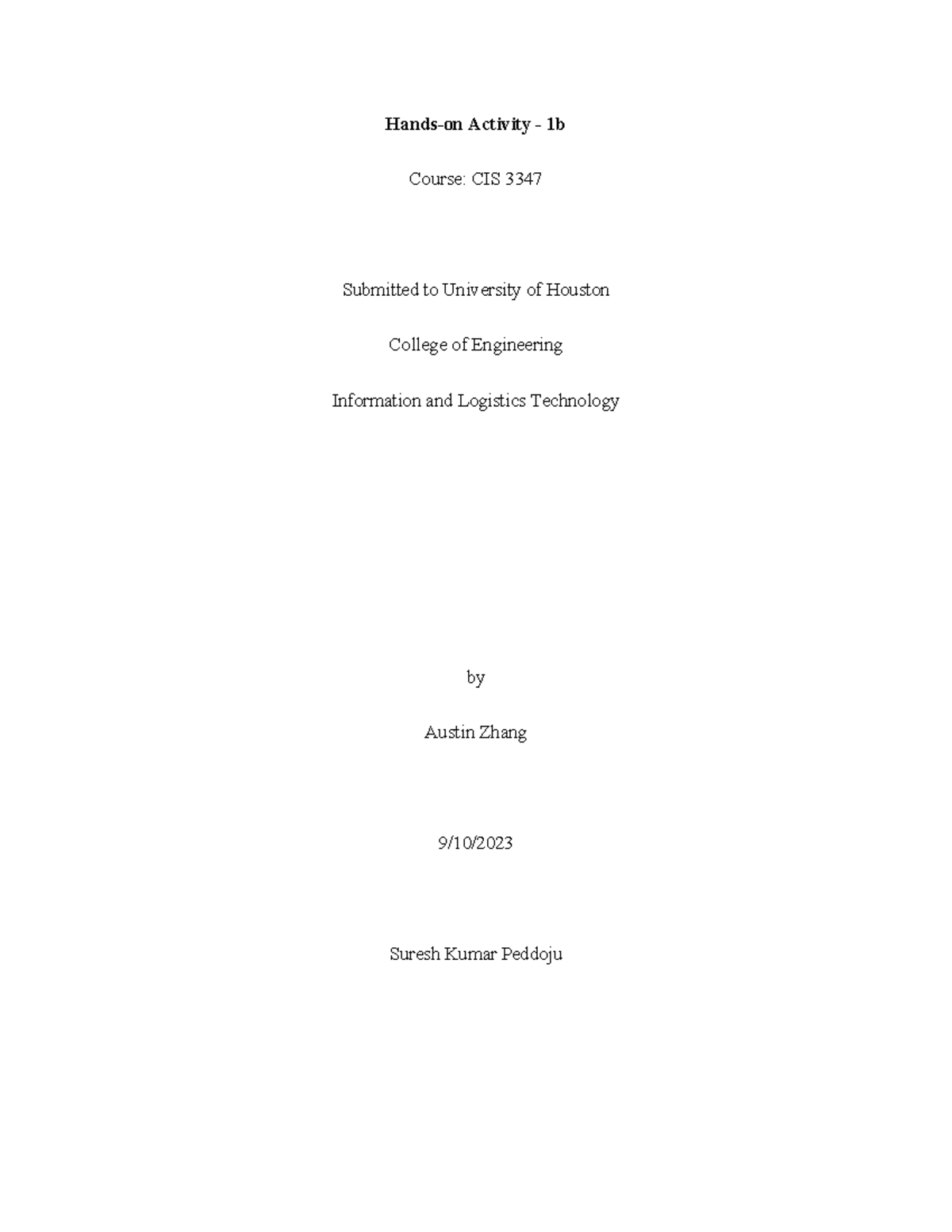 Annotated Hands On%20Activity 1B - Hands-on Activity - 1b Course: CIS ...