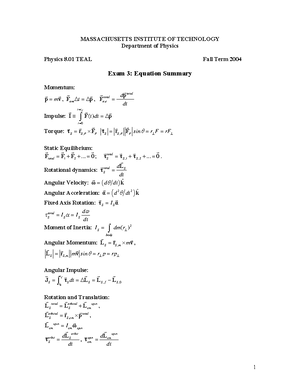 Physics 1A Final Review - Physics Final Review UNITS Pico p 010 12 Nano ...