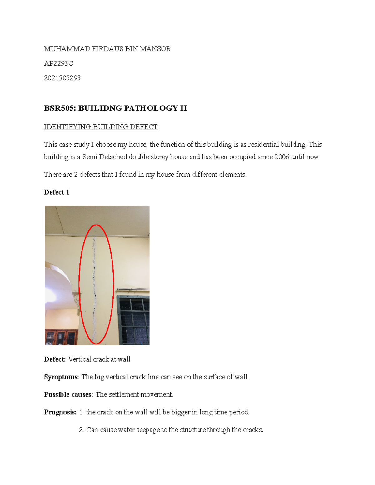 Individual assignment case stud'y - MUHAMMAD FIRDAUS BIN MANSOR AP2293C ...