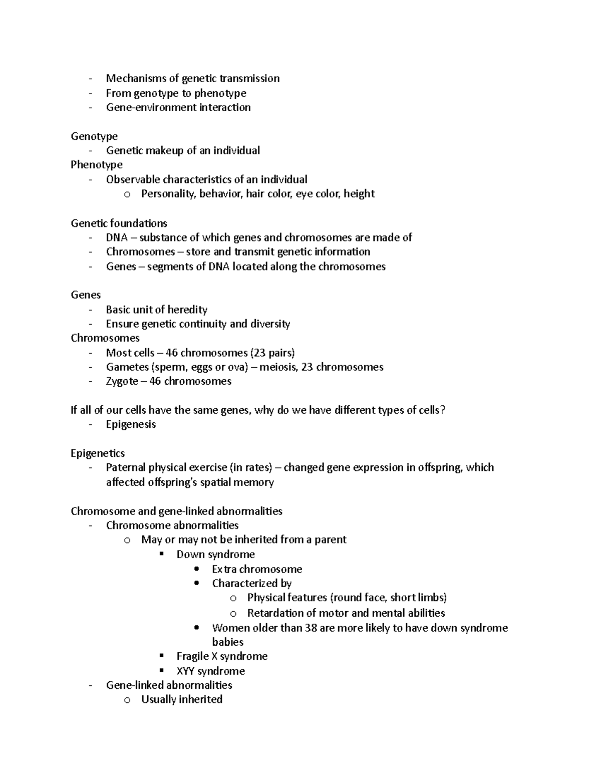 Mechanisms of genetic transmission 1:27 - Mechanisms of genetic ...