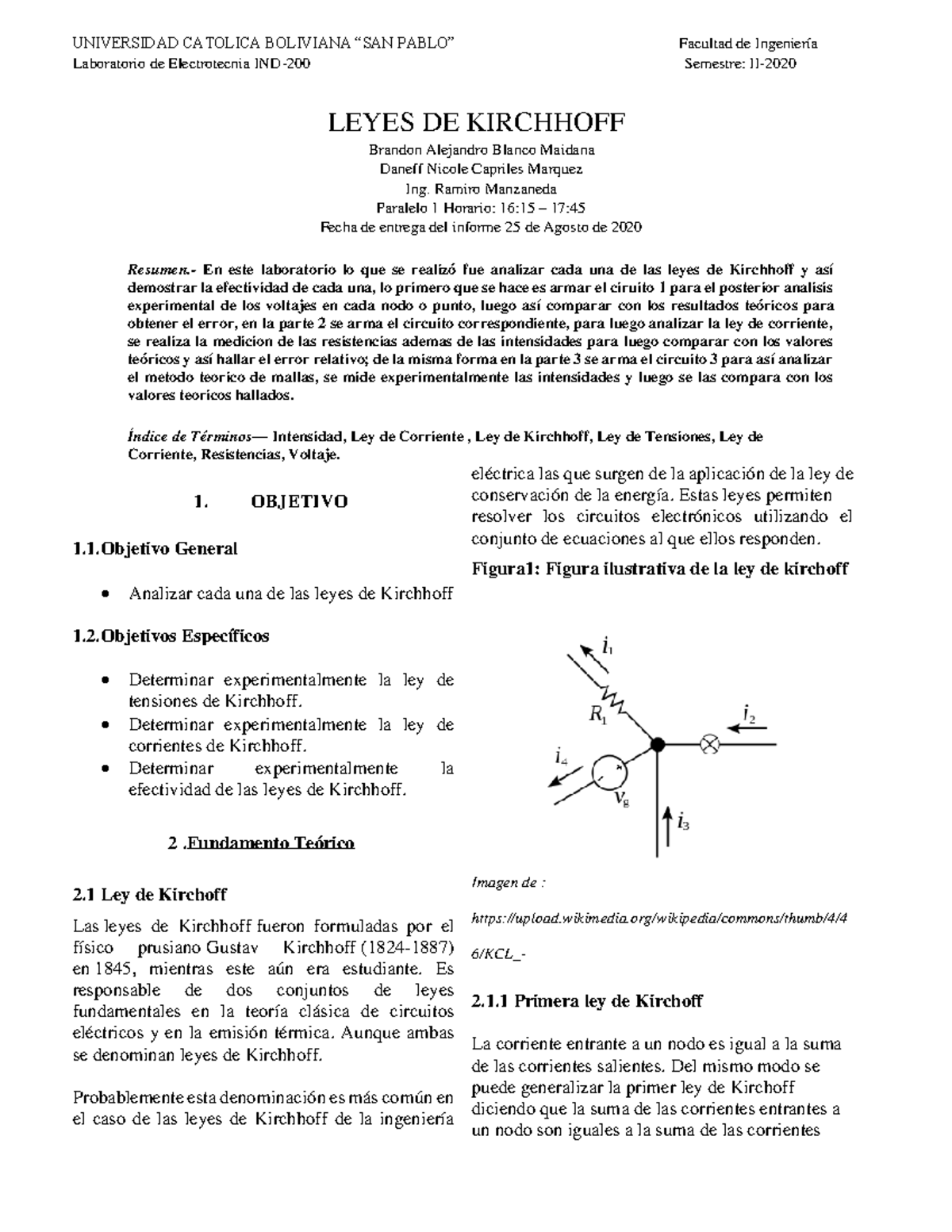 LAB - Nota: 88 - Warning: TT: undefined function: 32 Laboratorio de Electrotecnia IND-200 ...