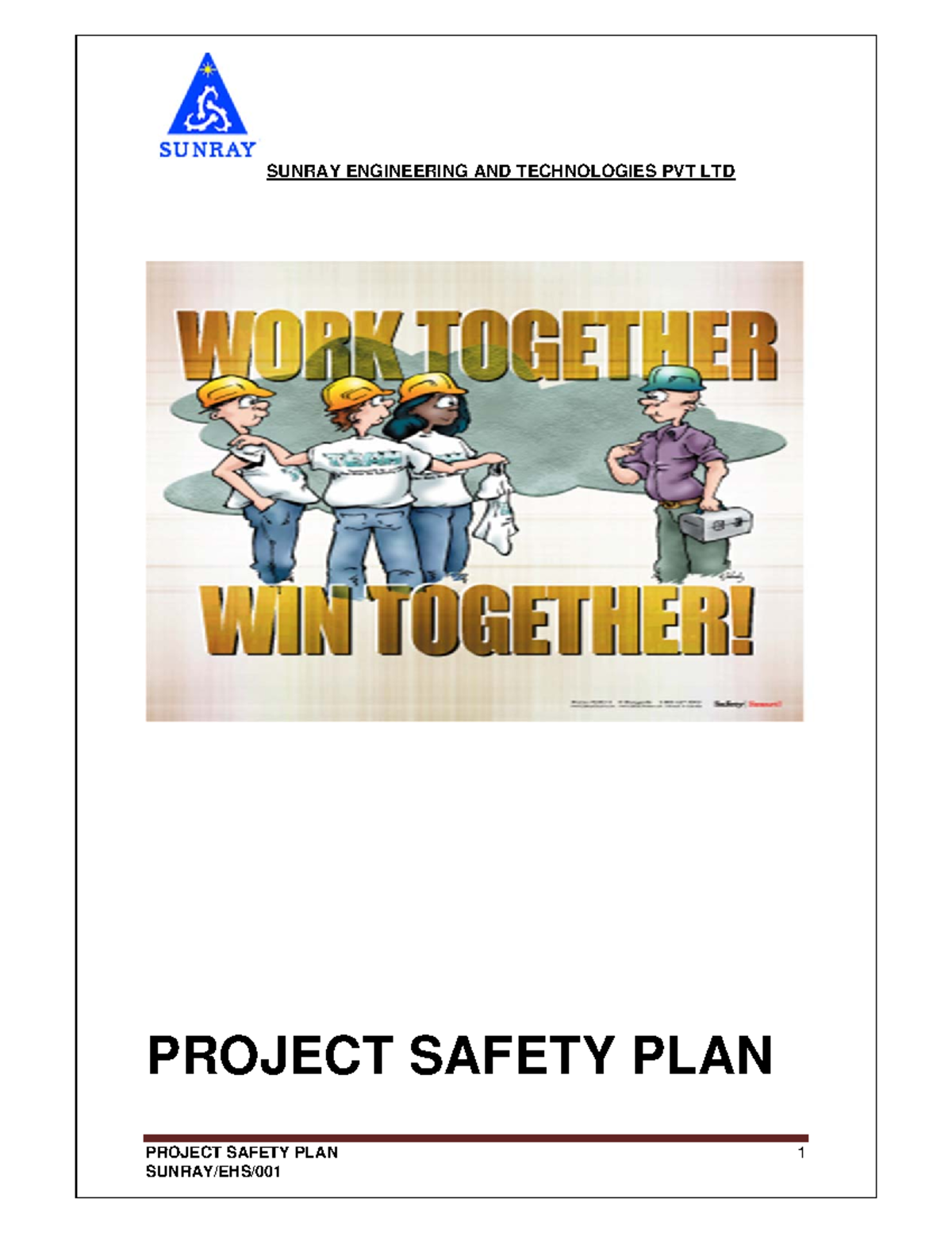10.Safety plan - safety - PROJECT SAFETY PLAN 1 PROJECT SAFETY PLAN ...