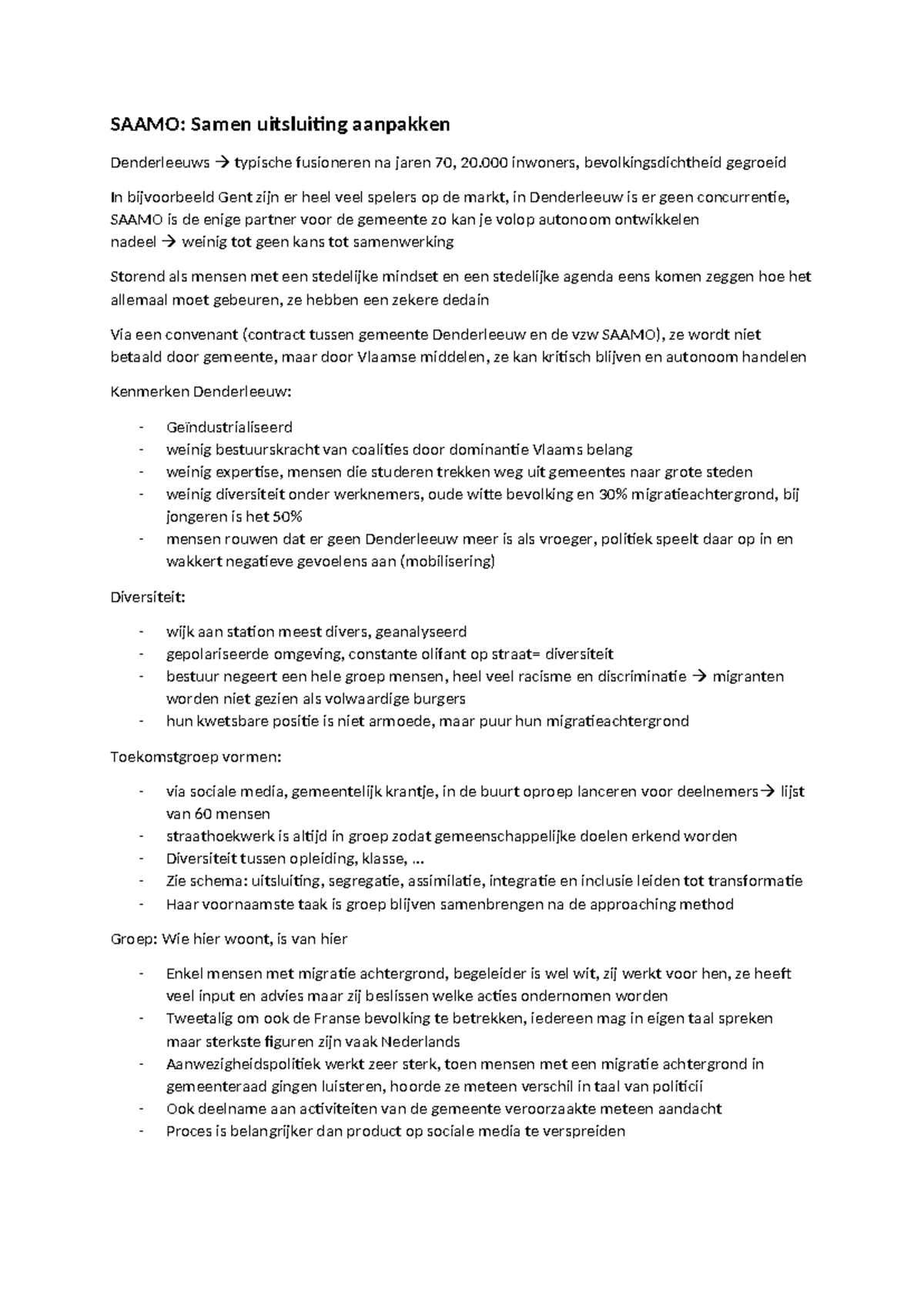 Saamo gastcollege van samenlevingsopbouwwerker - SAAMO: Samen ...