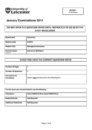 Problem Sheet 4 Contract Theory - Problem Sheet 4: Contract Theory 1 ...