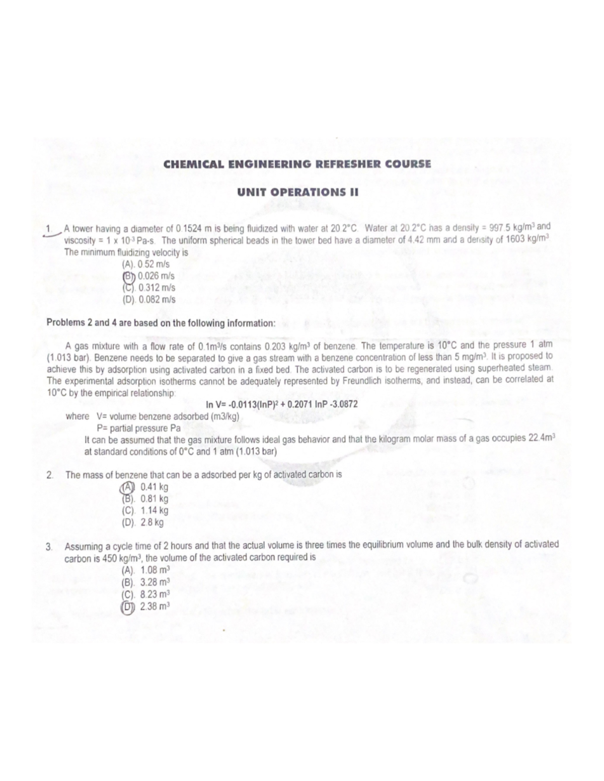 Chemical Engineering reviewer 1 - Computer Application in Chemical ...