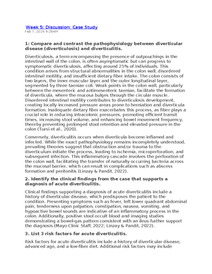 Week 6 case study - Week 6 Case study Review the lab findings and ...