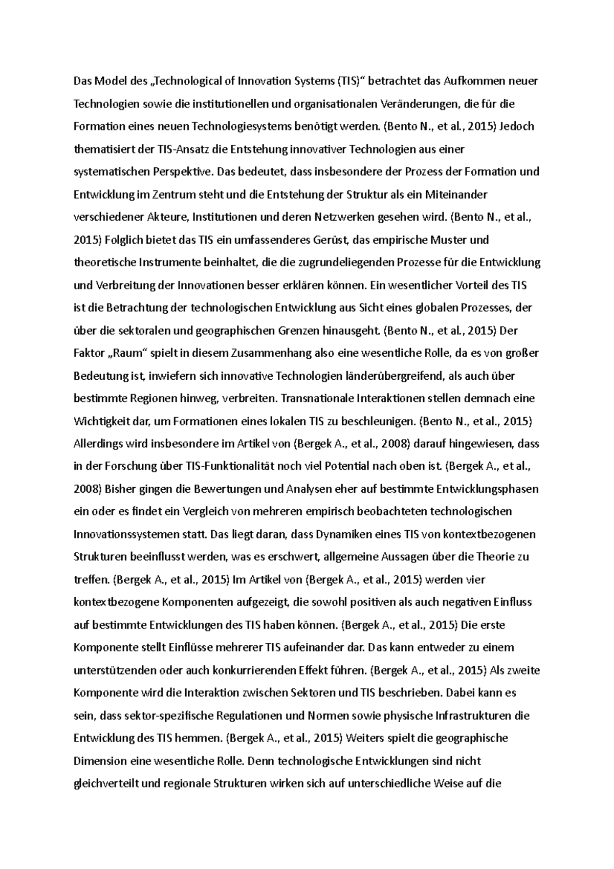 TIS-Framework - TIS-Framework - Das Model des „Technological of ...