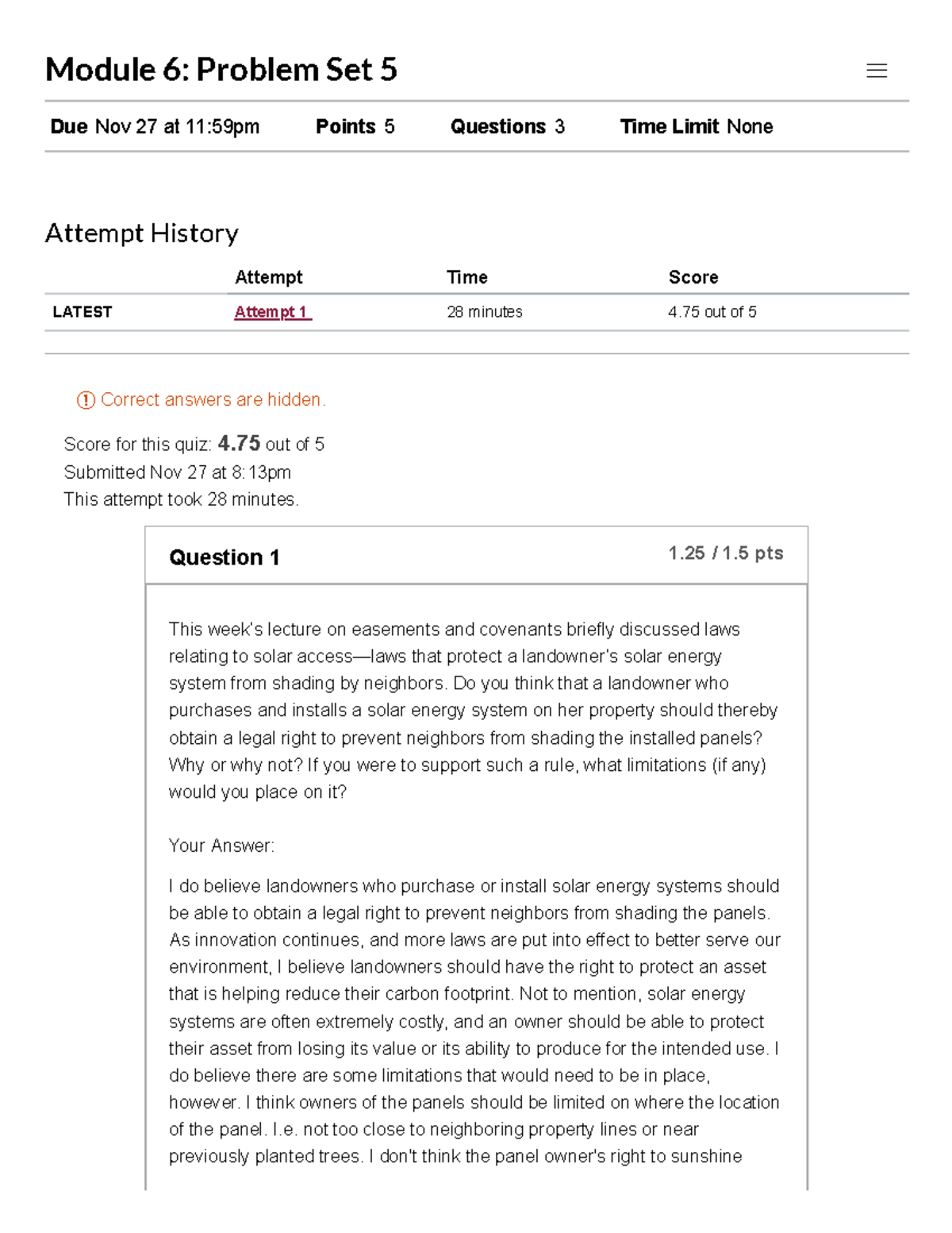 Module 6 - Problem Set 5 - Module 6: Problem Set 5 Due Nov 27 at 11 ...
