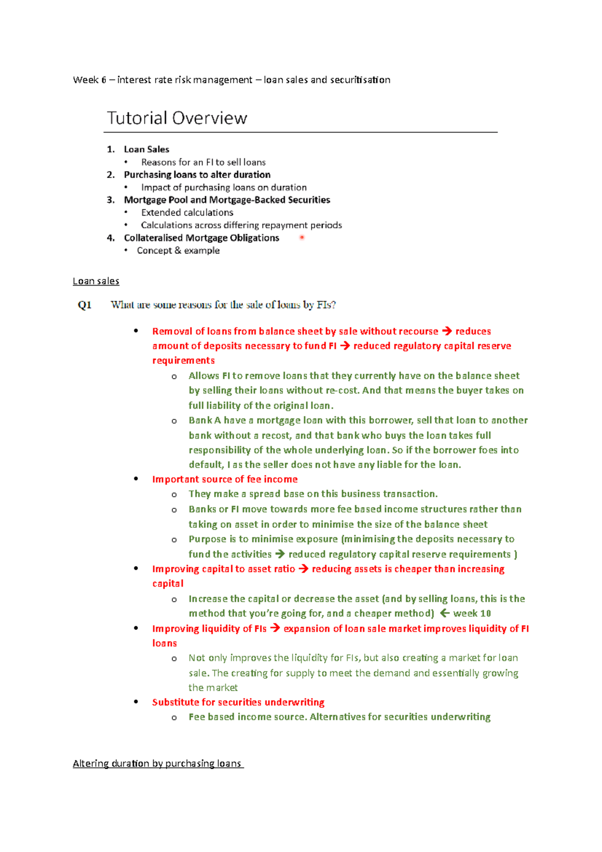 FINA 3304 Banking Combined Tutorial Questions - Week 6 – interest rate ...