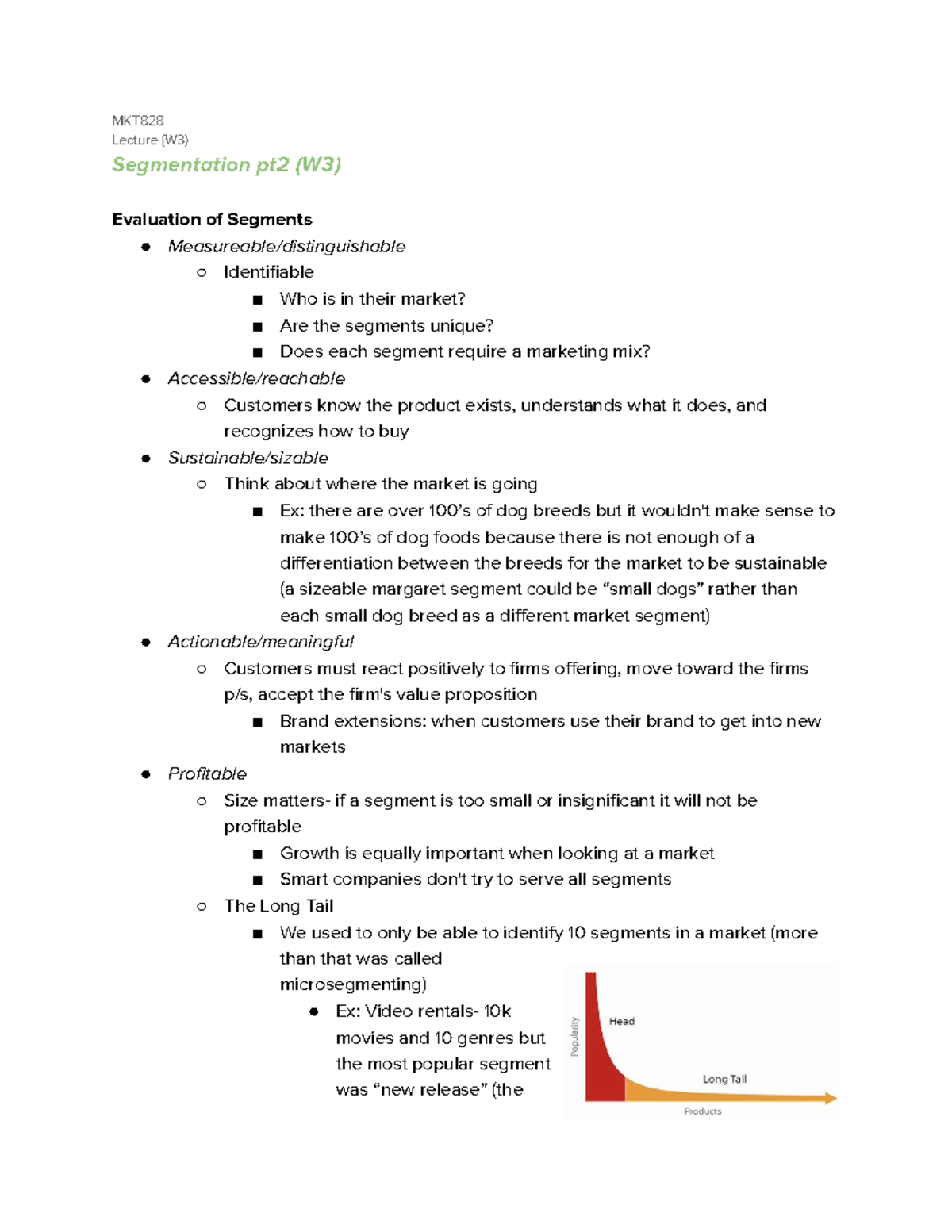 Segmentation P2 W3 Professor Armand Gervais Mkt Lecture W3 Segmentation Pt2 W3 8865