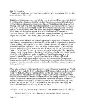 Hse330 2-2 - hse 330 module 2 - SNHU / HSE 330 2-2 Outline: Policy ...