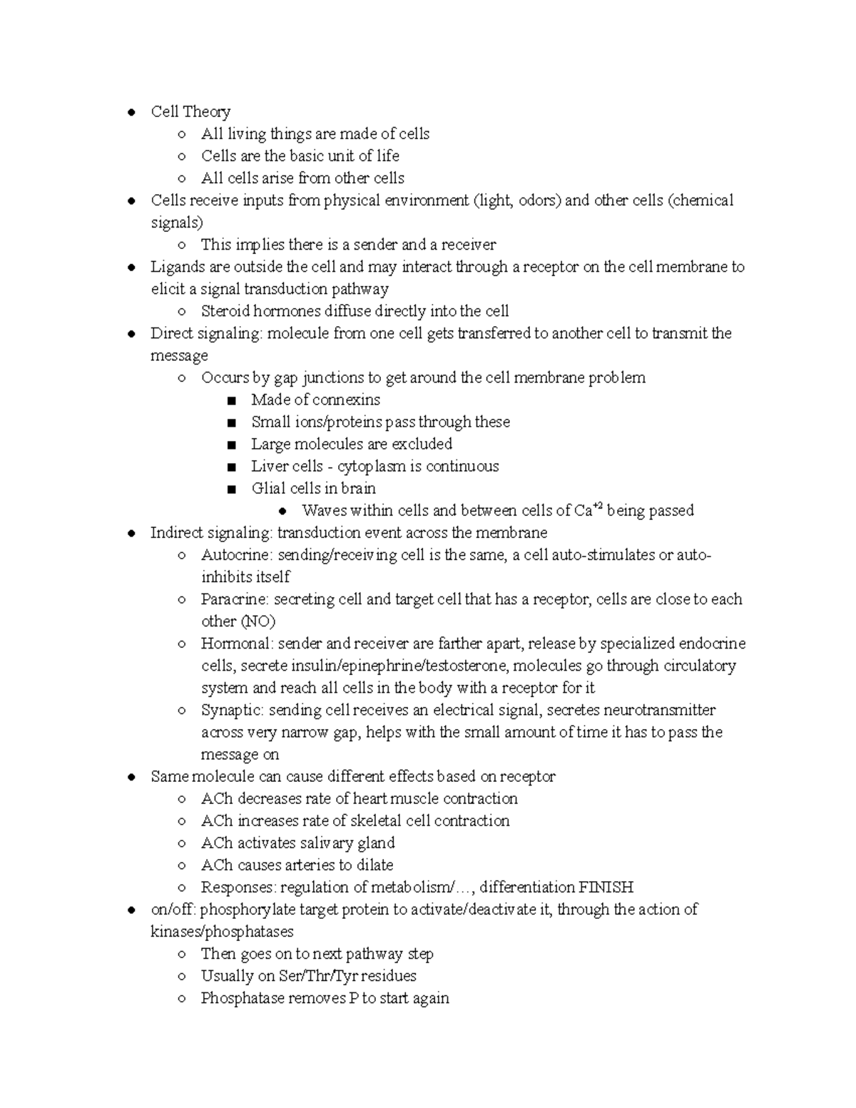Notes 1 9 - Prof. Johnson/Rokas - Cell Theory All living things are ...