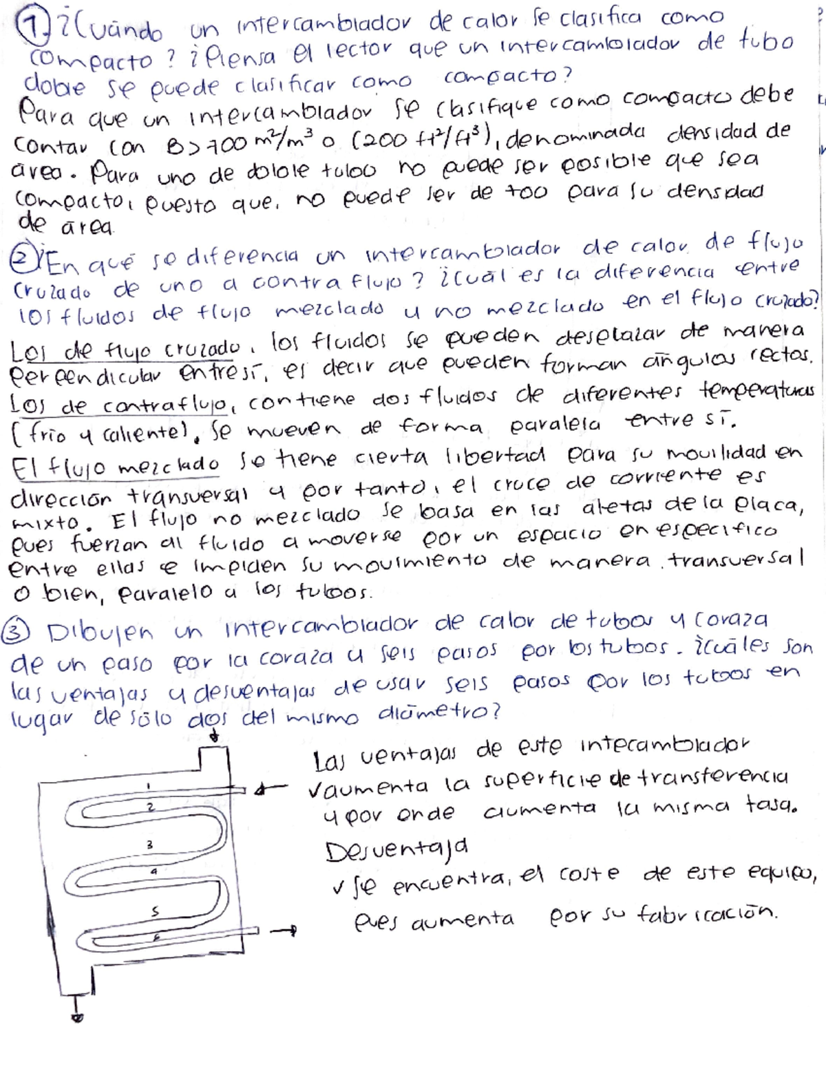 Ejercicios intercambiadores de calor - G) 7, ( Uéi "lelo (JI'\ 1 fíte V ...