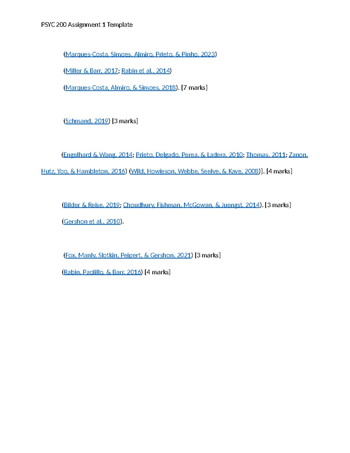 Asgmt 1 Template - intro to assignment 1 - PSYC 200 Assignment 1 Template (Marques-Costa, Simoes ...