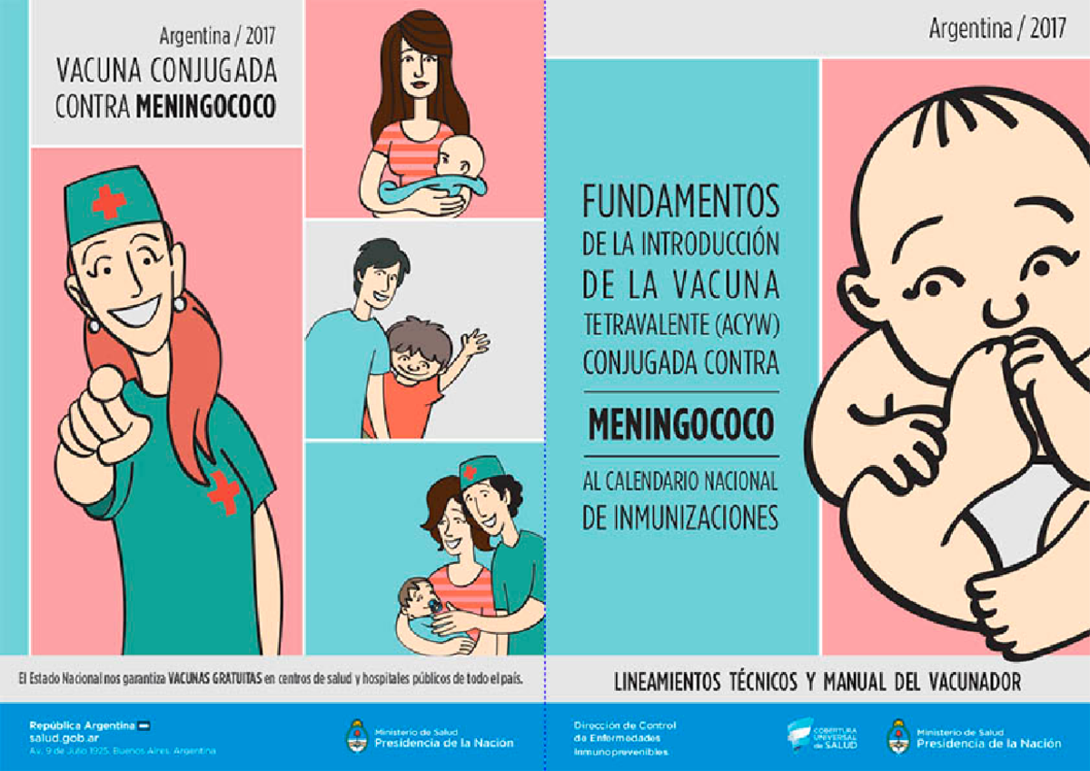 Vacuna contra Meningococo Lineamientos tecnicos MSAL 2017 [16565 ...