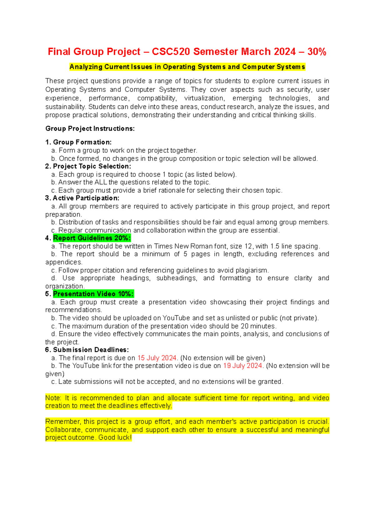 Final Group Project - March 2024 (pdf) - Final Group Project – CSC520 ...