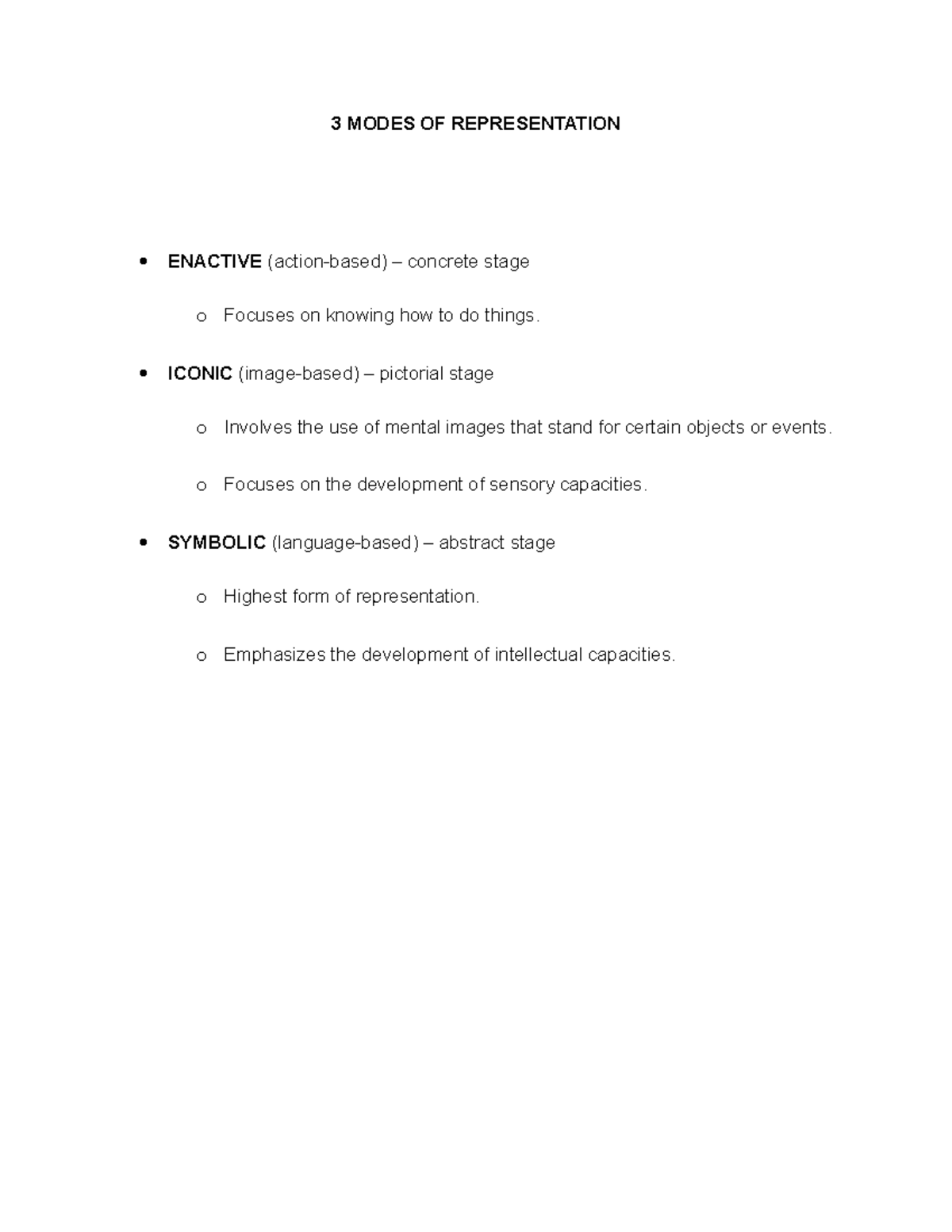 3 Modes Of Representation And 4 Phases Of Observational Learning ...