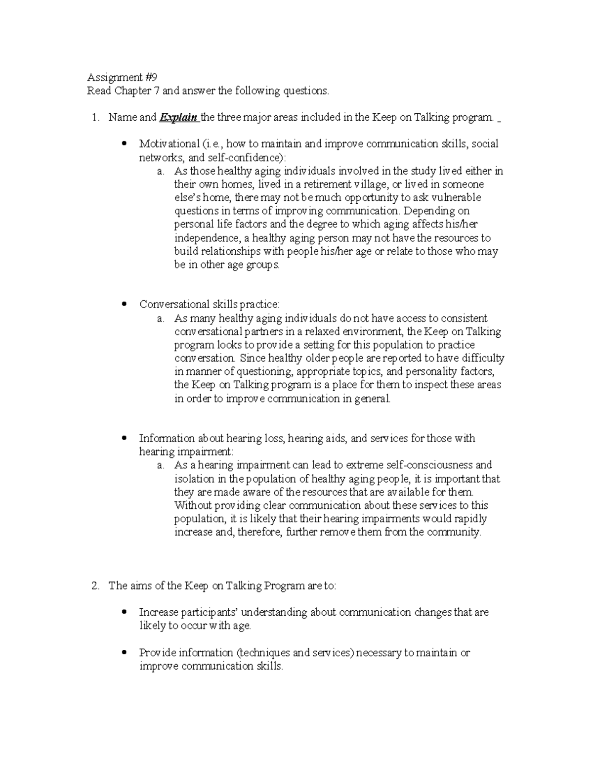 Assignment 9 1 Name And Explain The Three Major Areas Included In Assignment 9 1 Name And Explain The Three Major Areas Included In