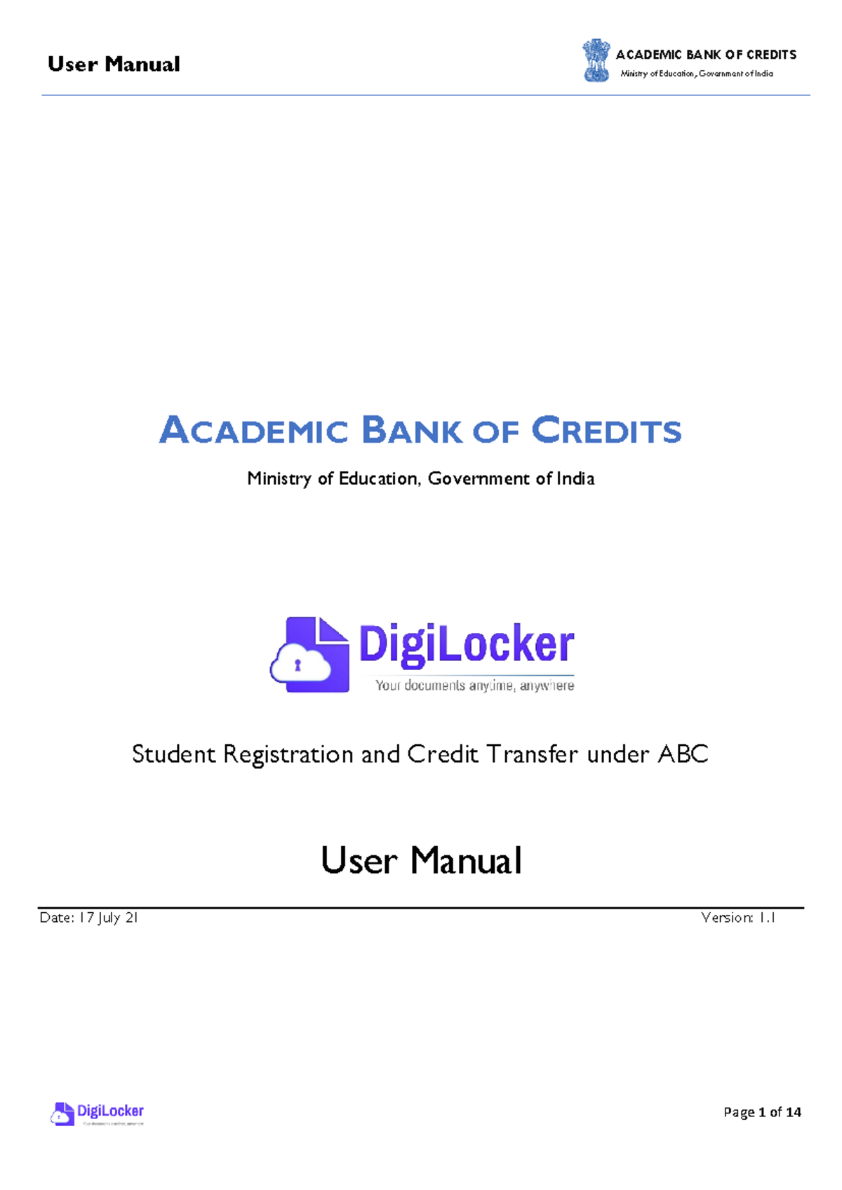 Academic-Bank-of-Credits User Manual V3 - ACADEMIC BANK OF CREDITS ...