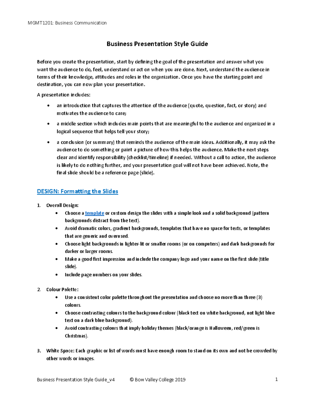 Business Presentation Style Guide v04 - Business Presentation Style ...