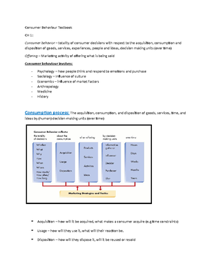 Lec 9 - Consumer Diversity; External and Internal Influences on ...