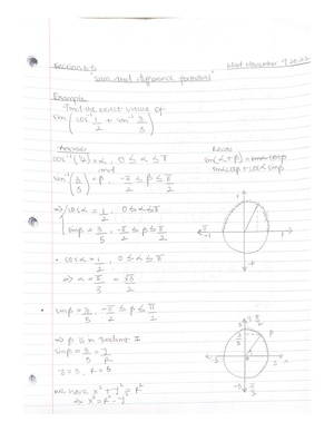 Math Notes 14 - Double-angled and half-angled formulas identities ...