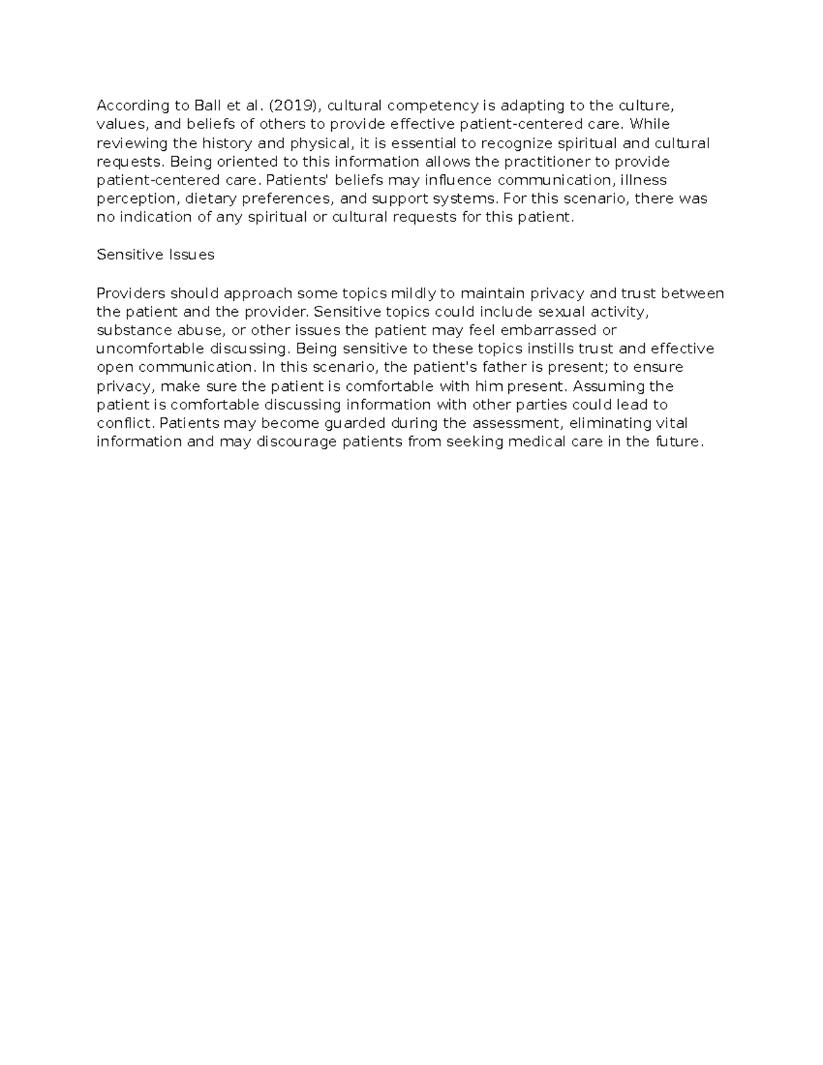According to Ball et al - New content - 2115 - Harvard - Studocu