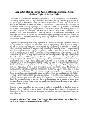Ako si Jia Li, Isang ABC - Handouts - Ako si Jia Li, Isang ABC Ako si ...