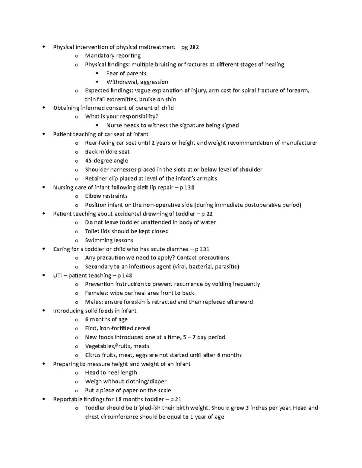 PEDS CMS - PEDS CMS - Physical intervention of physical maltreatment ...
