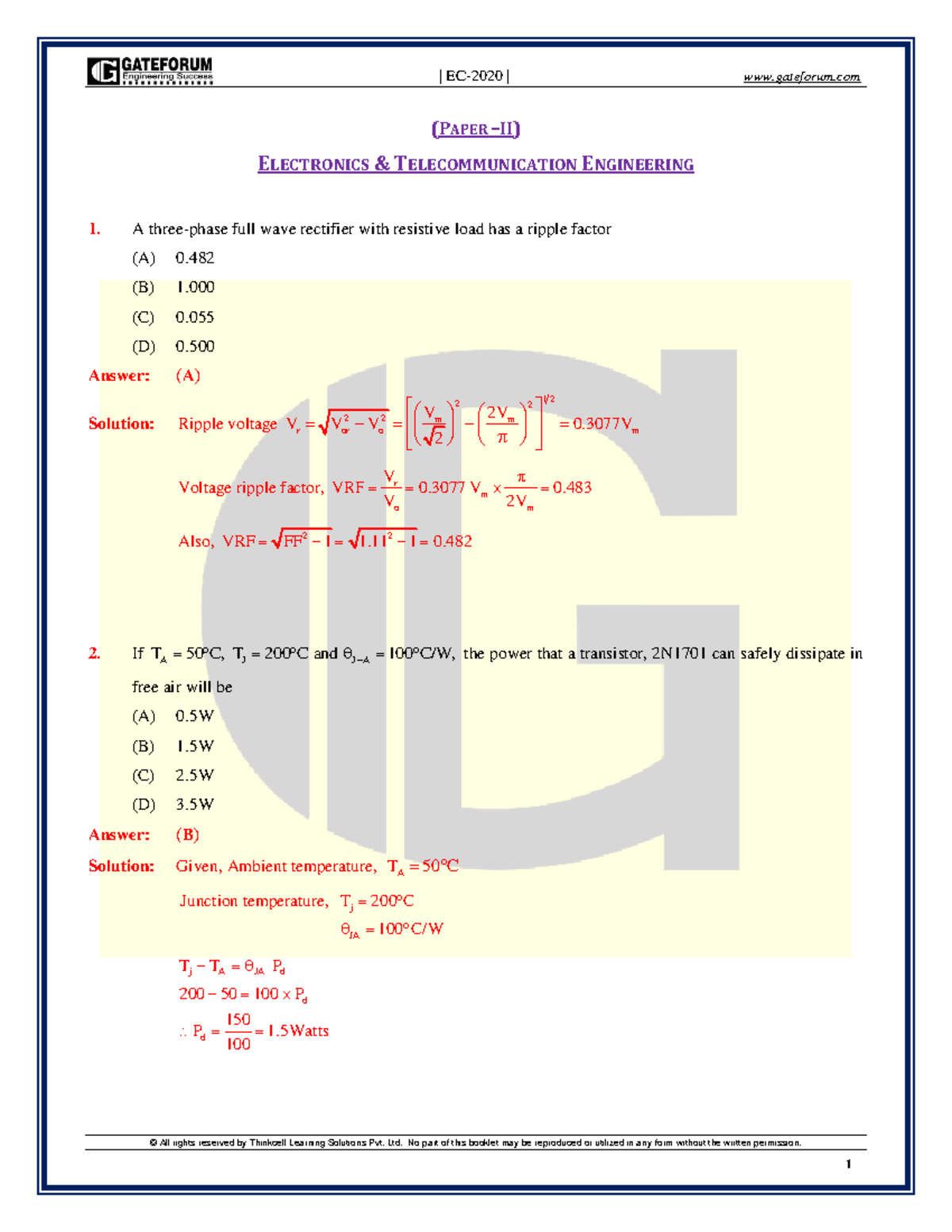 IES EC 2020 paper - © All rights reserved by Thinkcell Learning ...