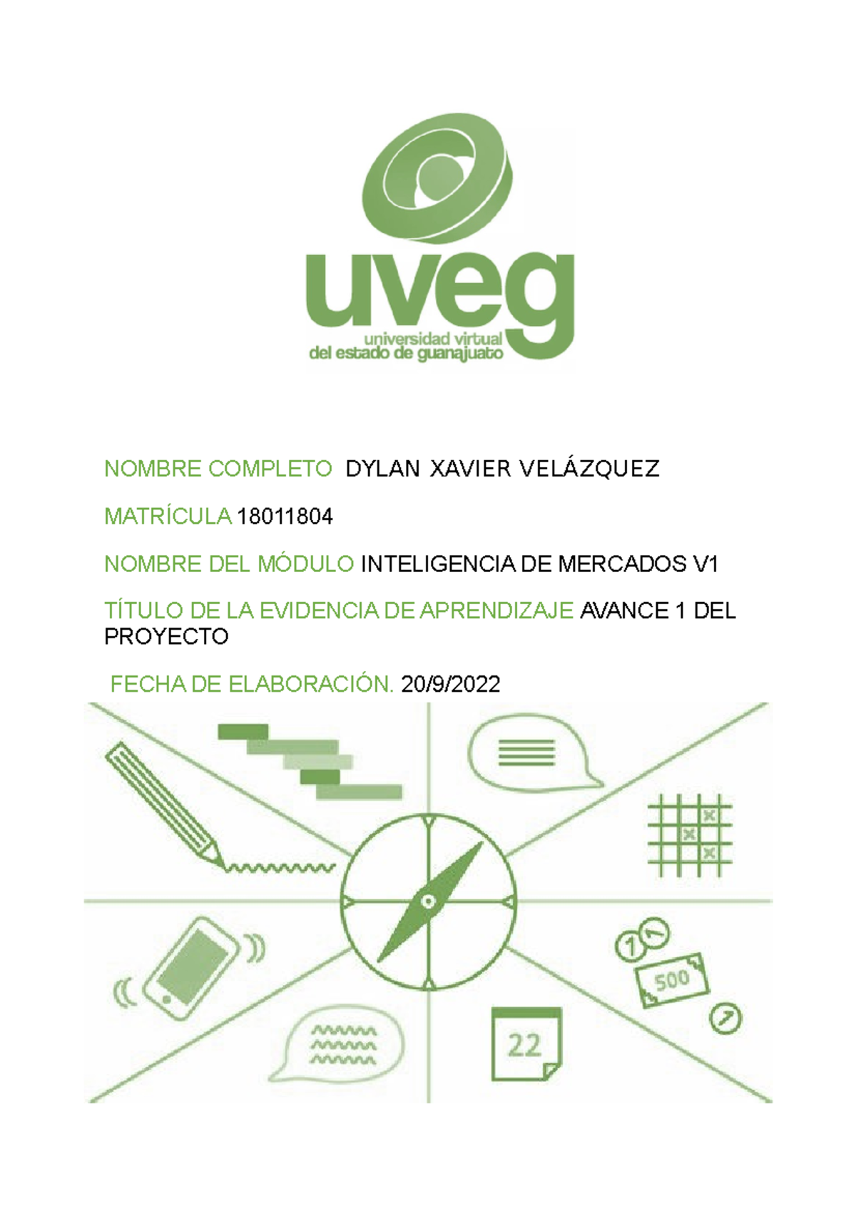 Velazquez Dylan Avance 2 del proyecto - NOMBRE COMPLETO DYLAN XAVIER ...