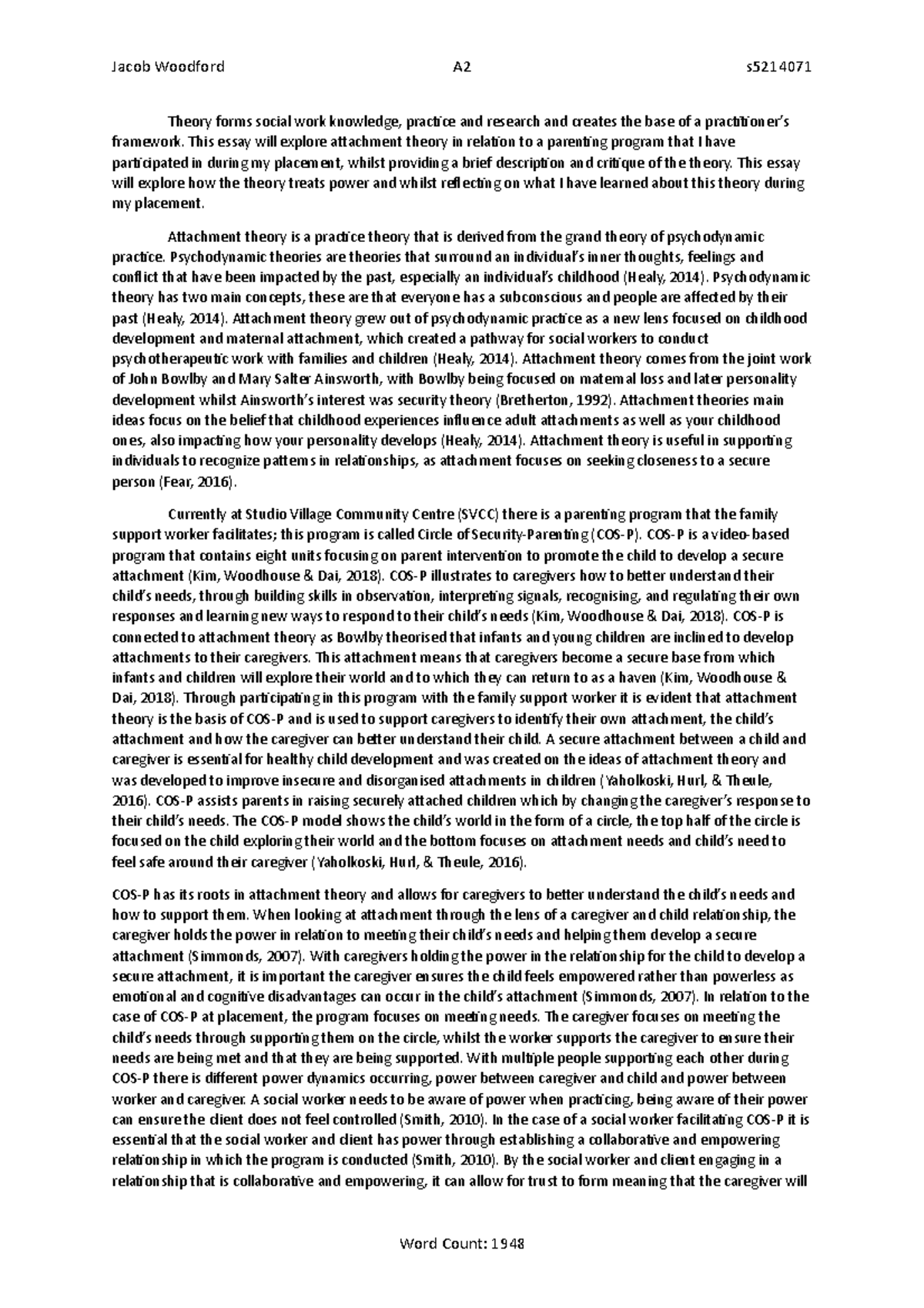 Reflection on theory essay - reflection of theory and case study ...