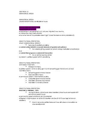 Libel Discussion Section Notes - LIBEL: written defamatory statement ...