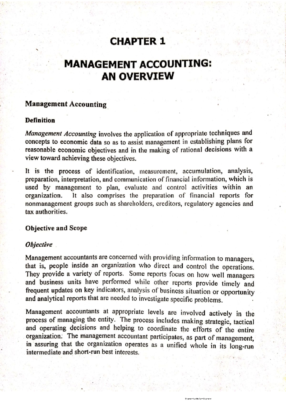 Chapter 1 (Overview) -MGT Acctg Concepts and Applications (2014 ) Ma. Elinita Balatbat Cabrera ...