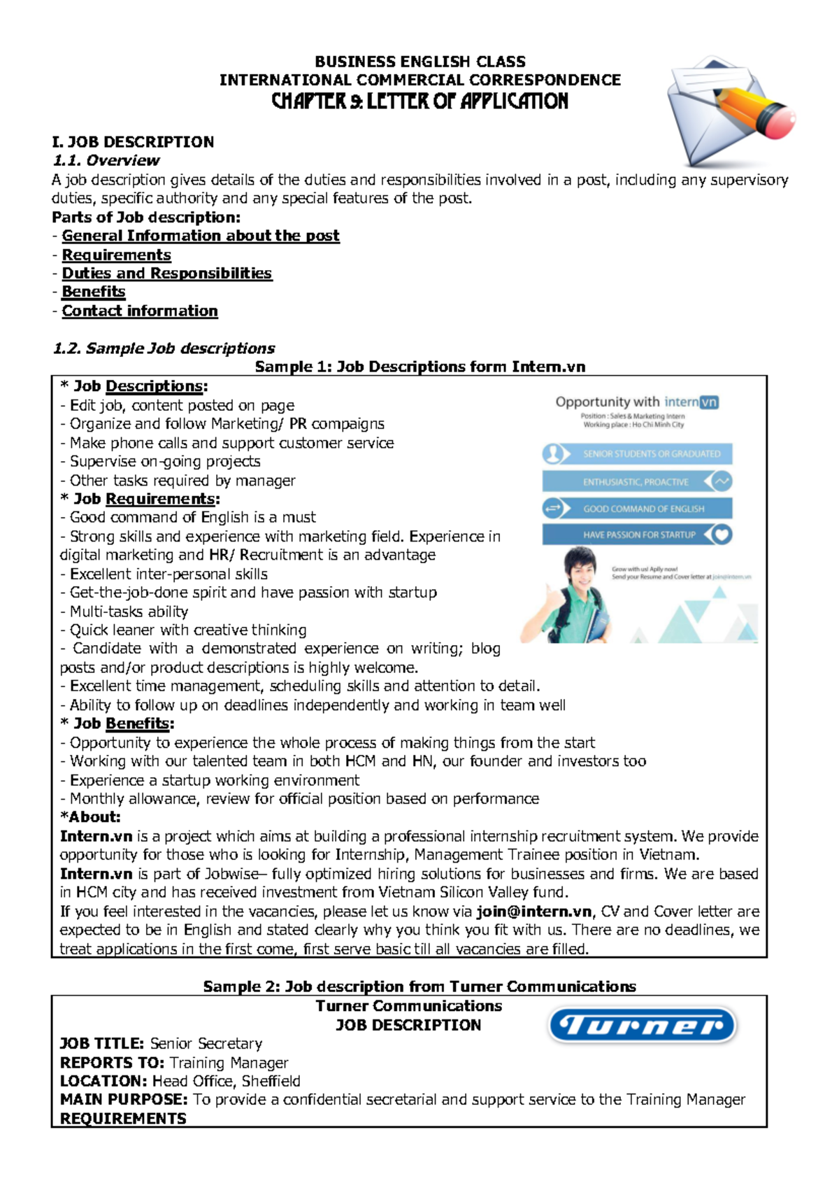 6 Covering Letter - kjhgh - BUSINESS'ENGLISH'CLASS' INTERNATIONAL ...