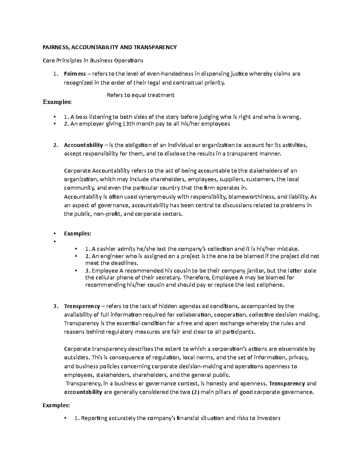 Fairness- Accountability-AND- Tranparency - FAIRNESS, ACCOUNTABILITY ...