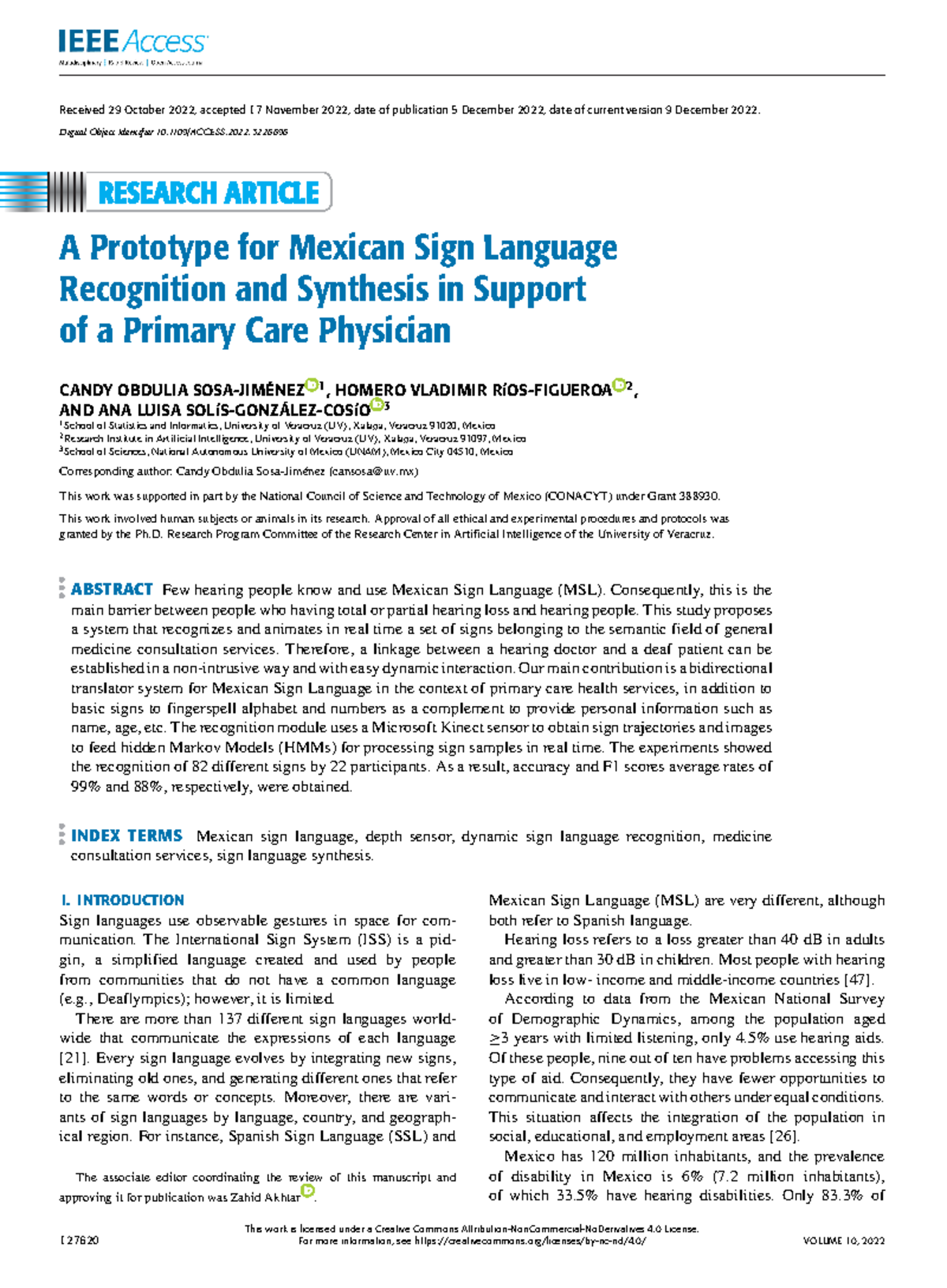 A Prototype for Mexican Sign Language Recognition and Synthesis in ...