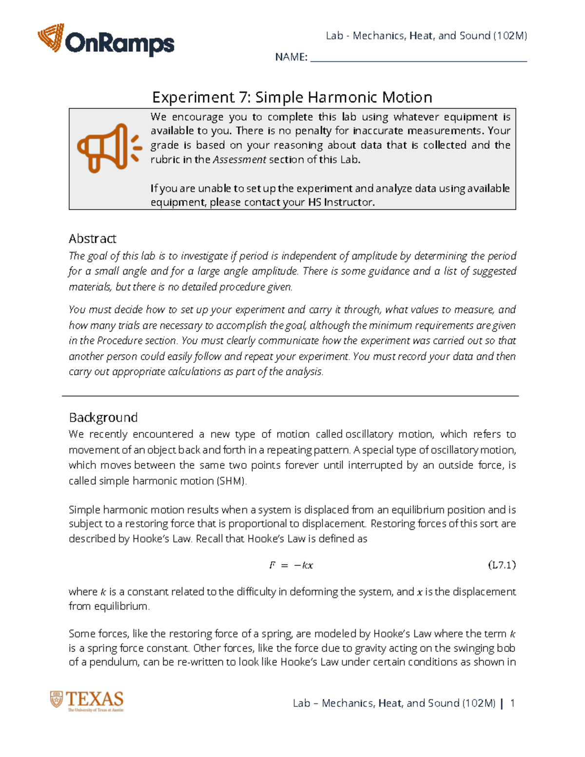 23-24 Lab 7 Experiment - Lab 7 - NAME ...