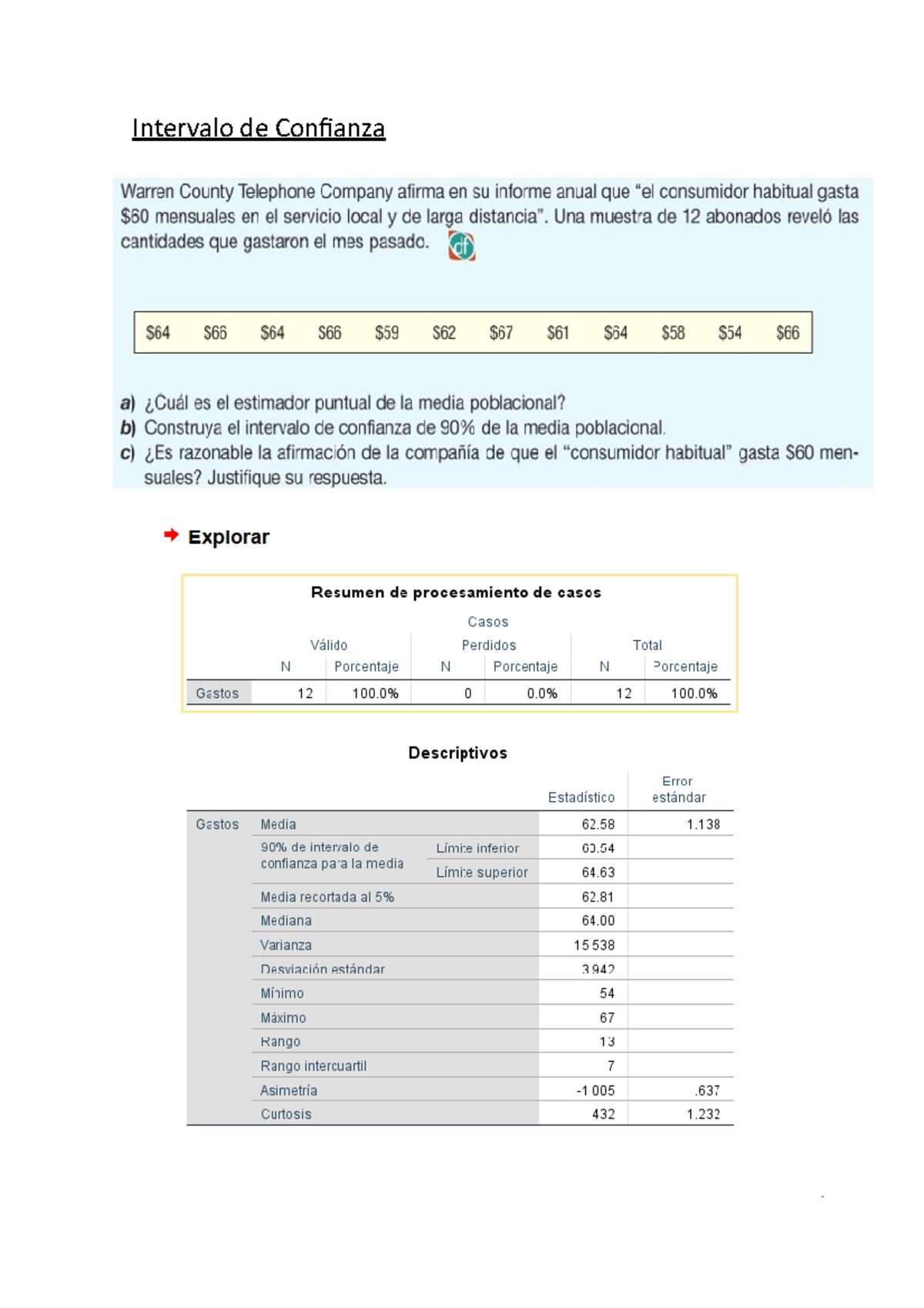 Intervalo de Confianza 2 - Intervalo de Confianza No razonable 8- No ...