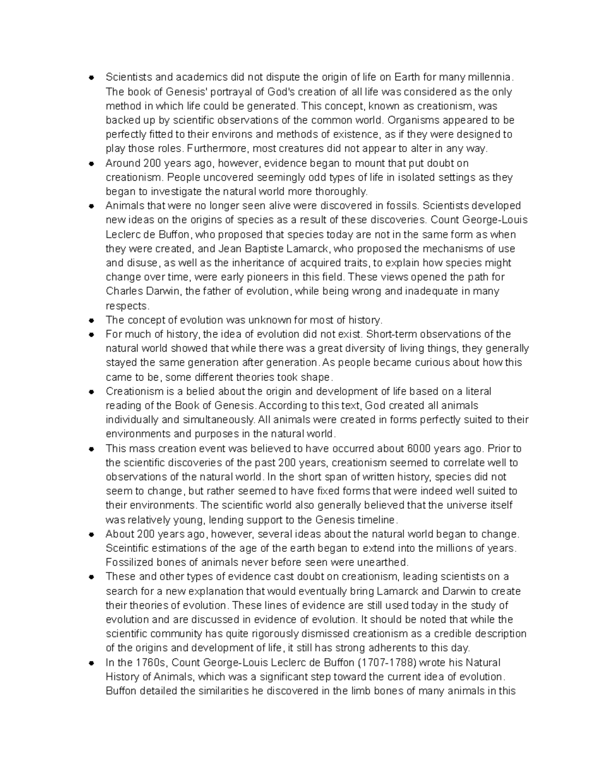 Lamarck on Evolution - Scientists and academics did not dispute the ...