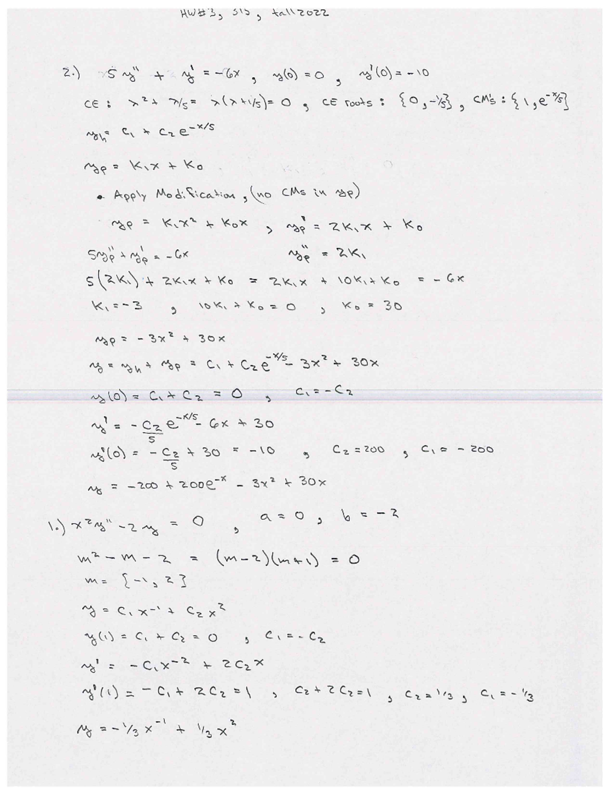 Homework 3 Solutions - ECE 315 - Studocu