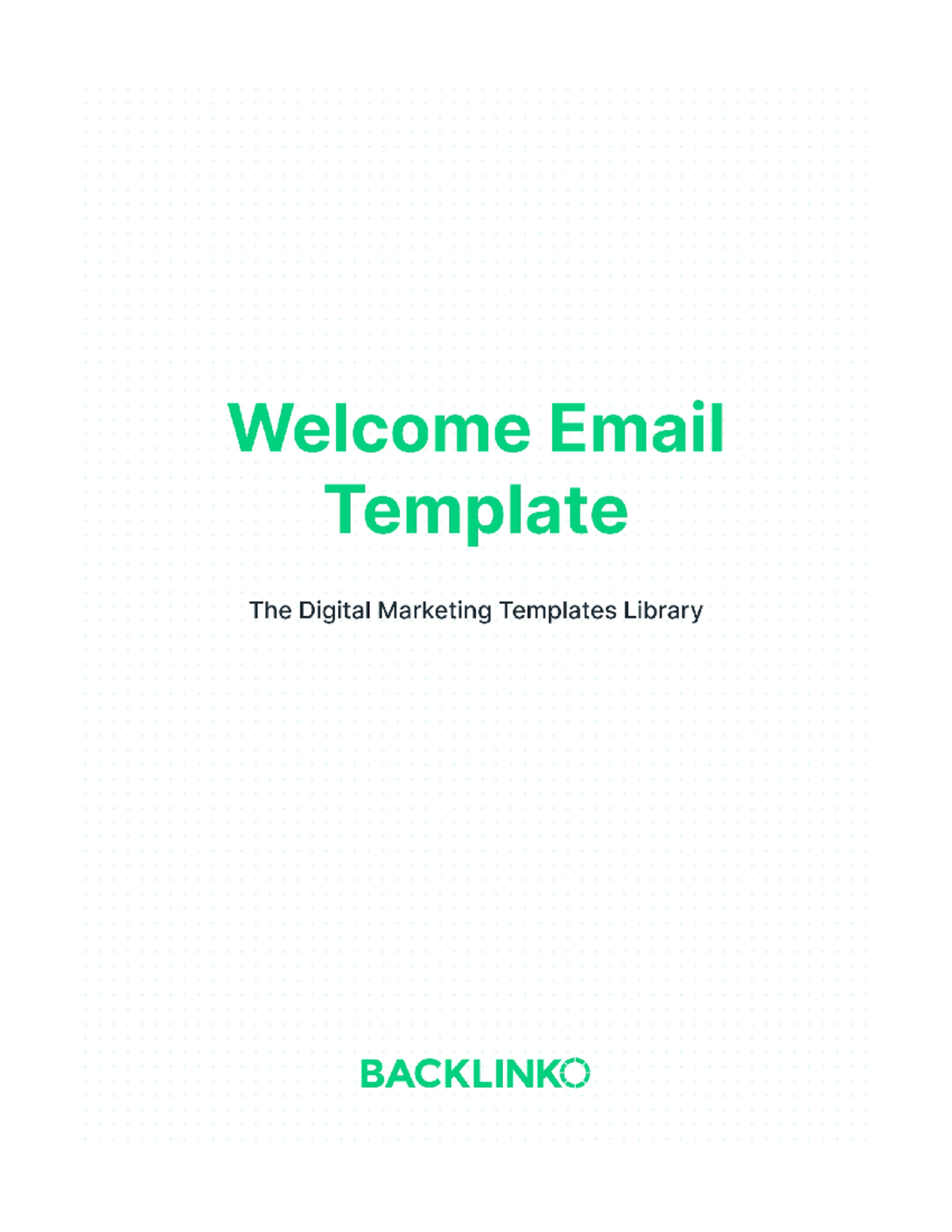 Welcome-email-template - A great welcome email consists of 3 things: A ...
