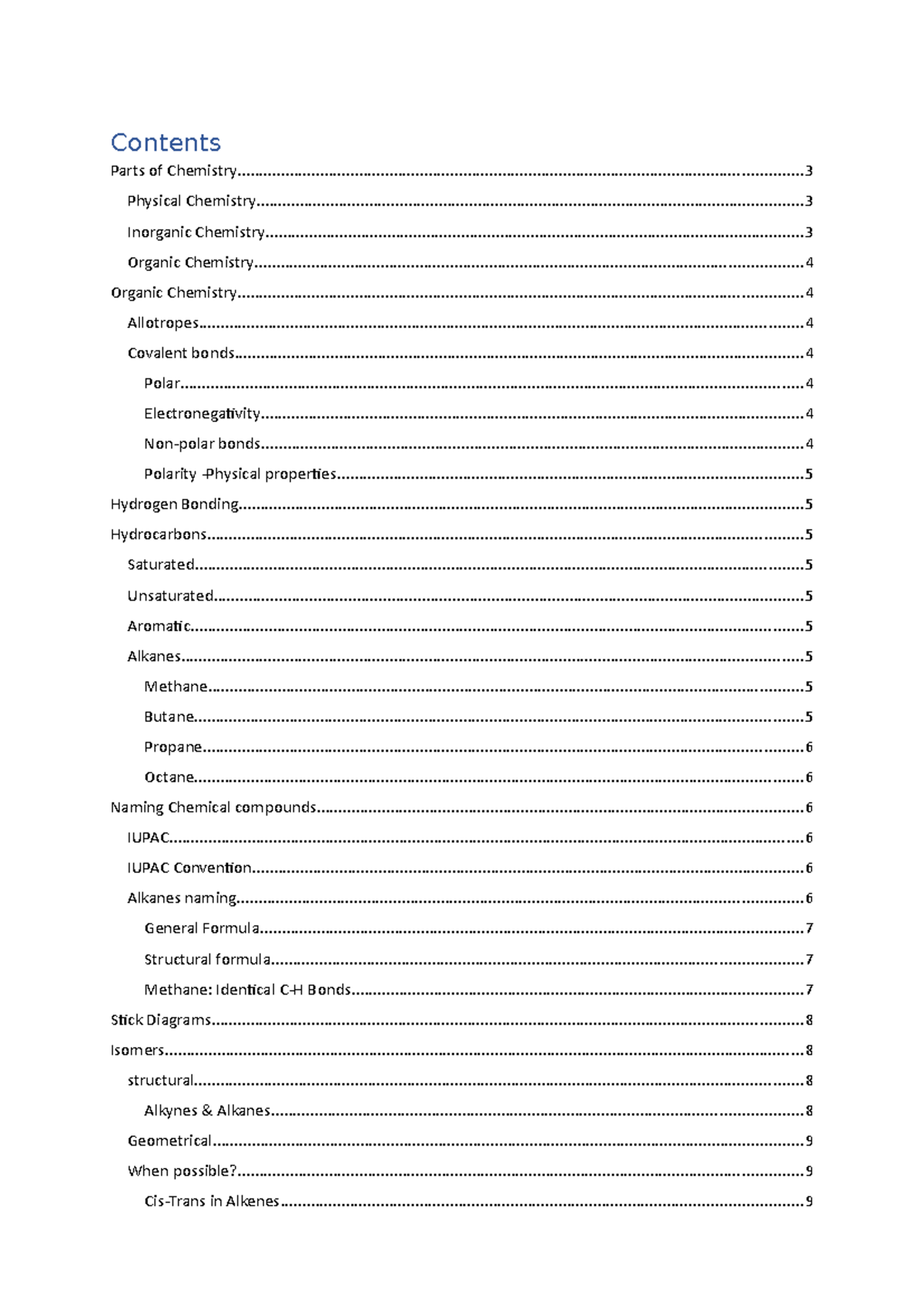 Long Summary biochem - Contents Parts of - Studocu