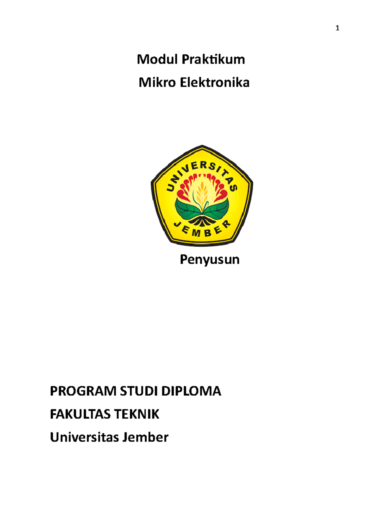 Template Mikrokontroler-Jobsheet-8-Menggunakan-Fitur-Timer-Counter - Modul Praktikum Mikro - Studocu