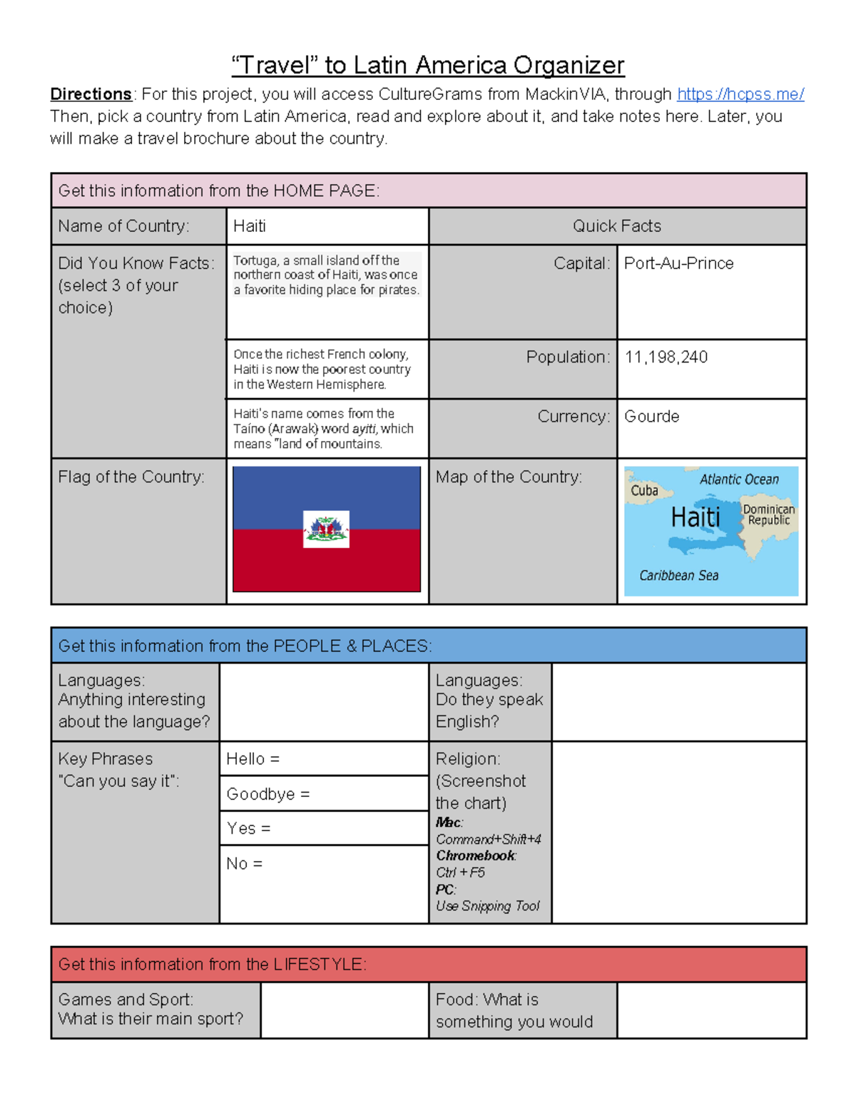 Dubbs “Travel” to Latin America Organizer - “Travel” to Latin America ...