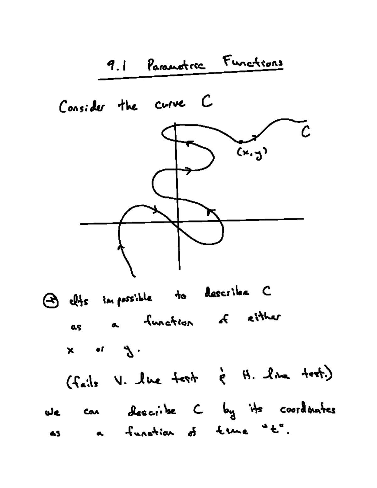 Lecture 1-Parametric Functions 9.19.2 (2) - Copy - MAC2313 - Studocu